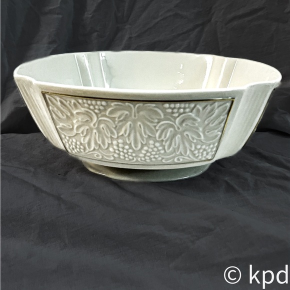 Lenox | Dining | Stunning Vintsge Lenox Gold Trimmed Centerpiece Bowl ...